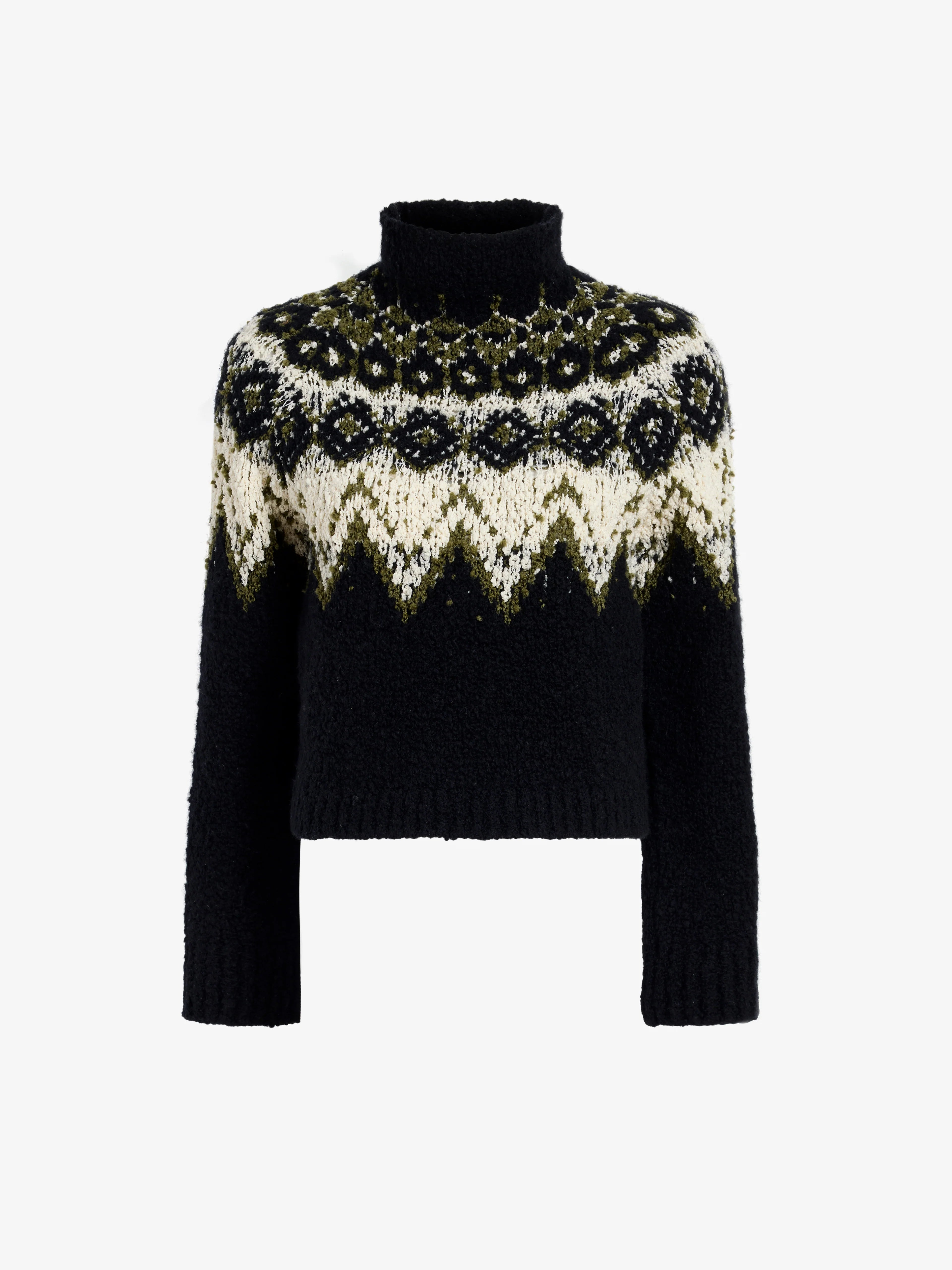 Lizzy Sweater in Textured Fairisle - More Colors Available – Coplons