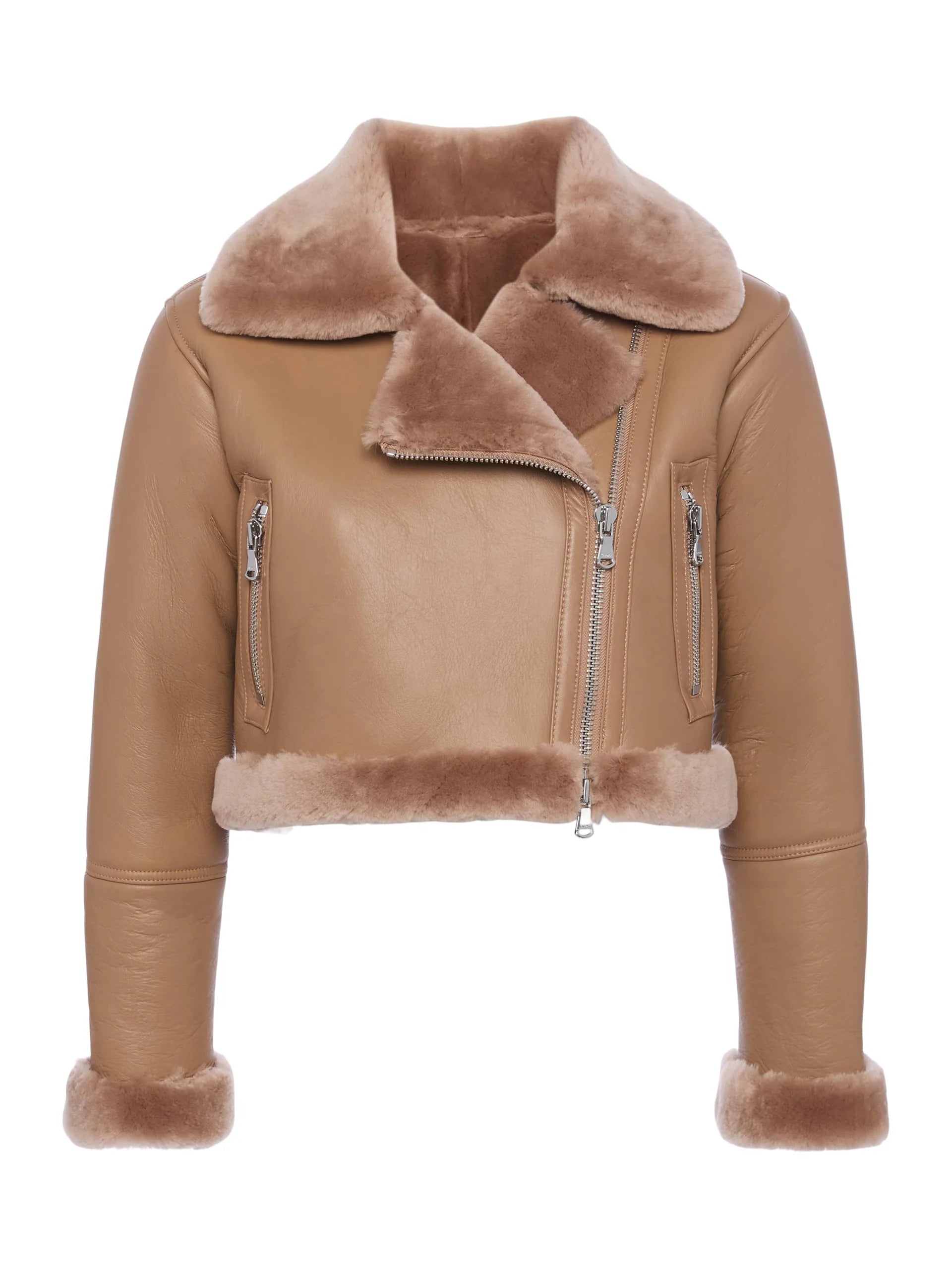 Pike Shearling Leather Jacket - More Colors Available – Coplons